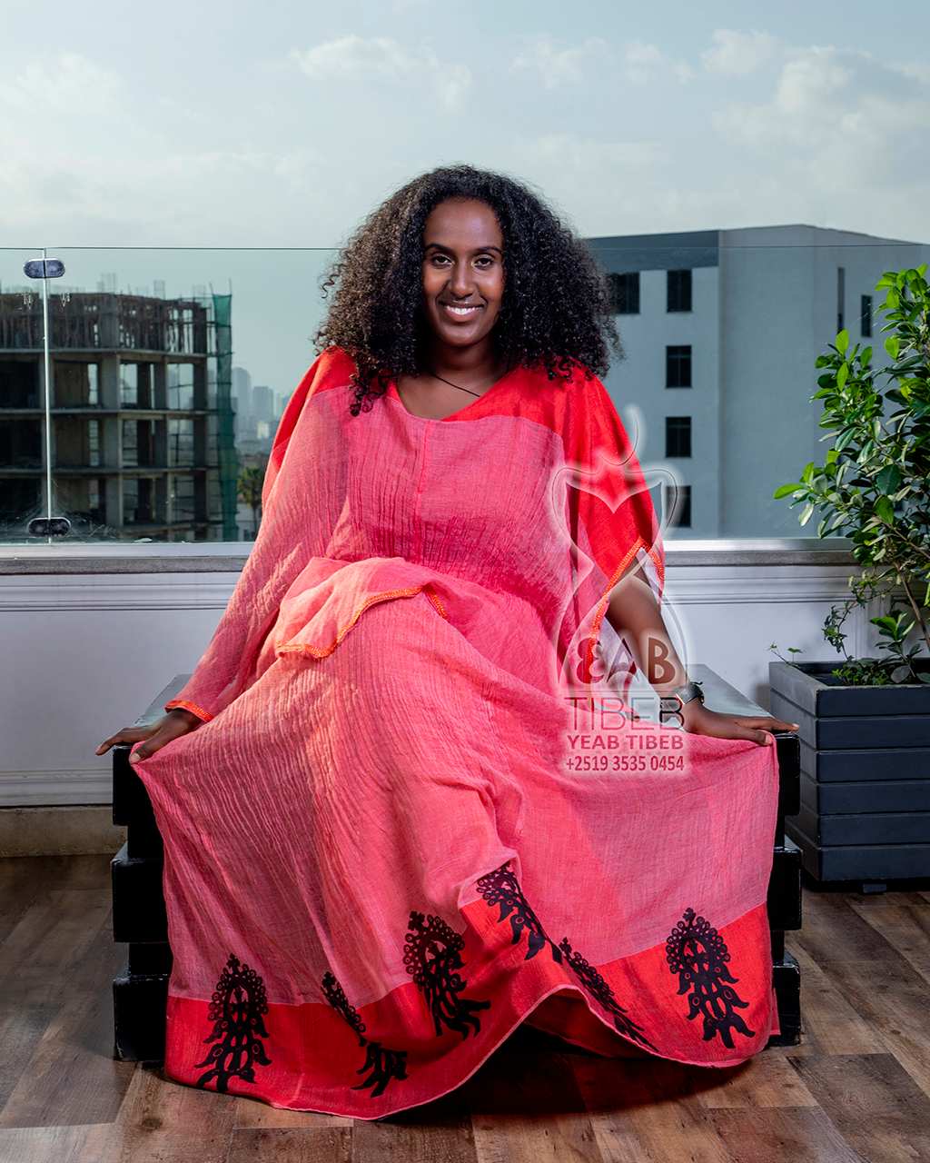 Rose dress J011 – Yeab Tibeb